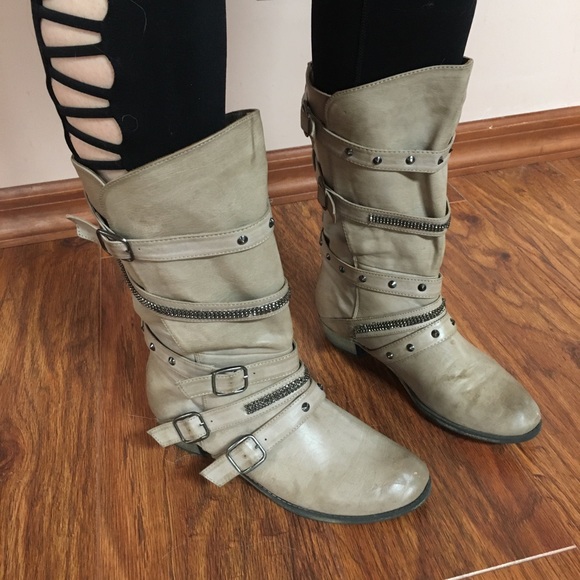 Call It Spring | Shoes | Studded Boots | Poshmark